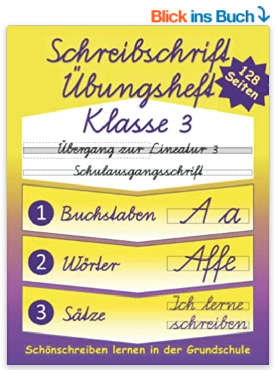 Schreibschrift Übungshefte - Lern.Monster