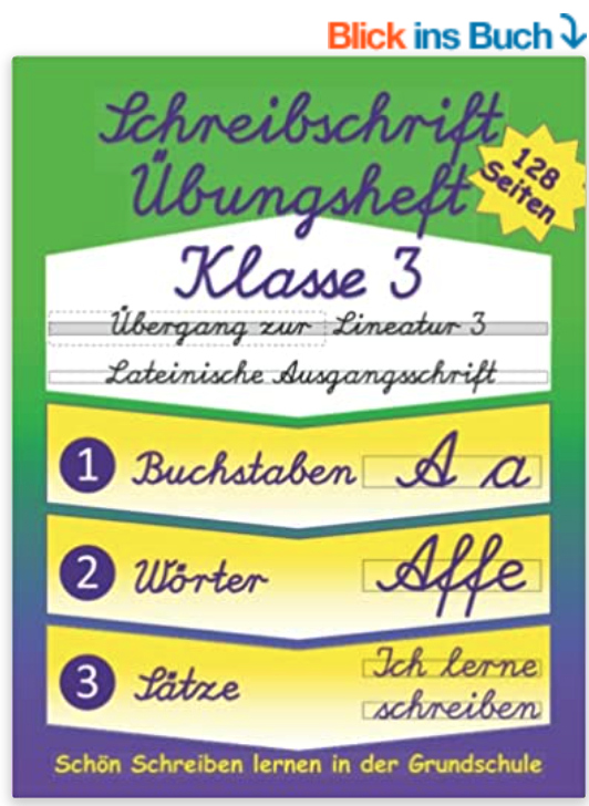 Schreibschrift Übungshefte - Lern.Monster