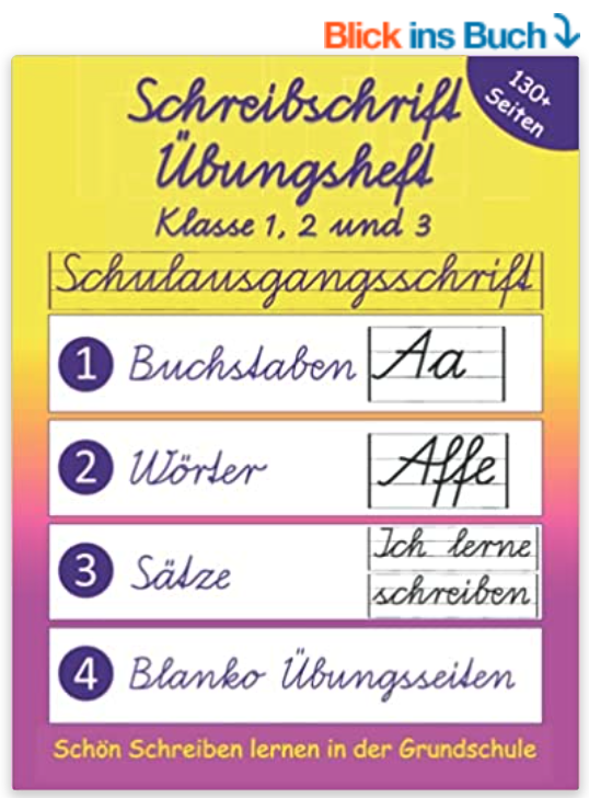 Schreibschrift Übungshefte - Lern.Monster