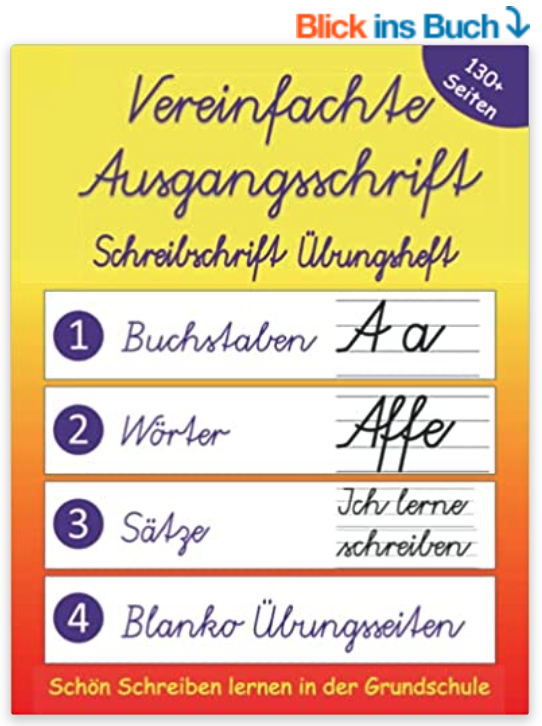 Schreibschrift Übungshefte - Lern.Monster